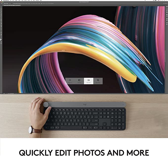 Logitech Craft Teclado inalámbrico avanzado con esfera de entrada ...