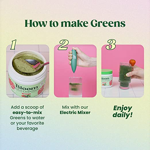 Bloom Nutrition Green Superfood | Super Greens Powder Juice & Smoothie ...