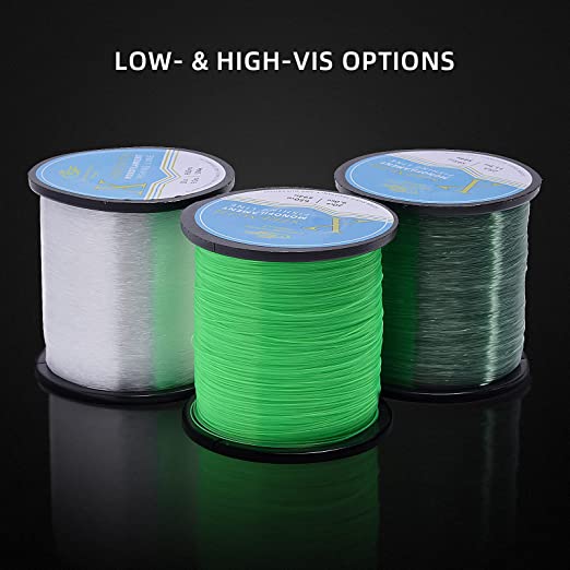 SF Monofilament Fishing Line with Spool Strong Mono Nylon Leader Line 8 ...