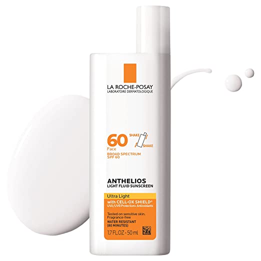 La Roche-Posay Anthelios - Protector solar facial fluido ligero SPF 60 ...