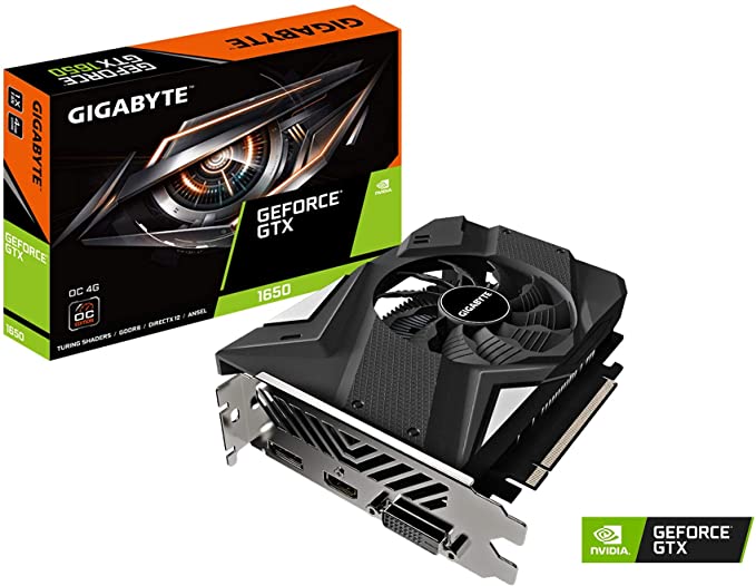 Gigabyte GeForce GTX 1650 D6 OC 4G Tarjeta gráfica, 6.693 in Tamaño ...