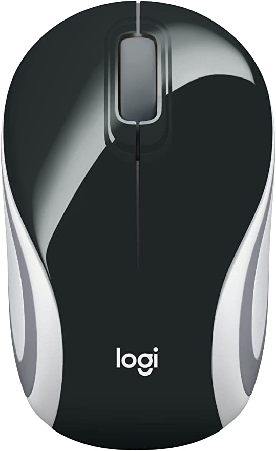 Logitech Mini mouse inalámbrico M187 Ultra portátil, seguimiento óptico ...