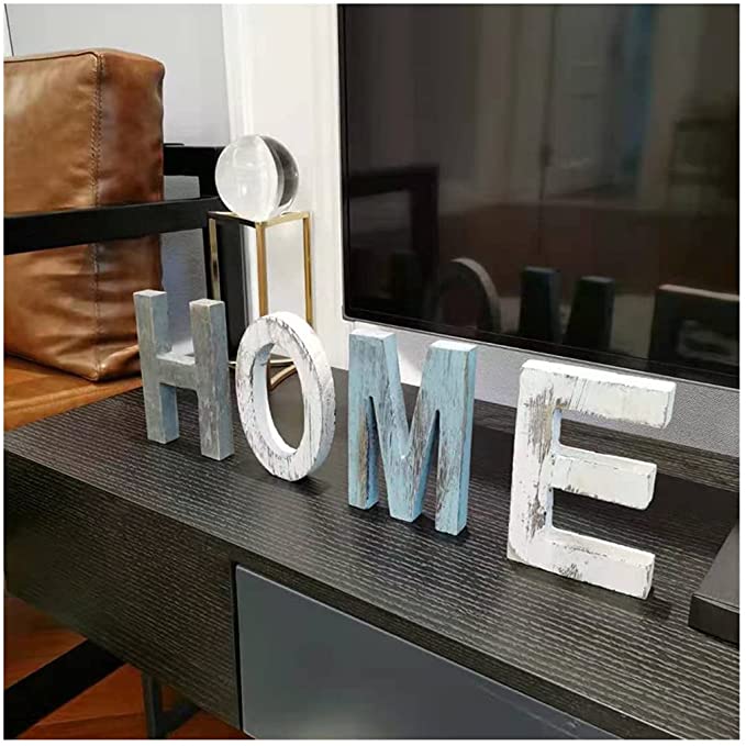 HoreZer Letrero de madera para el hogar, letras de madera ...