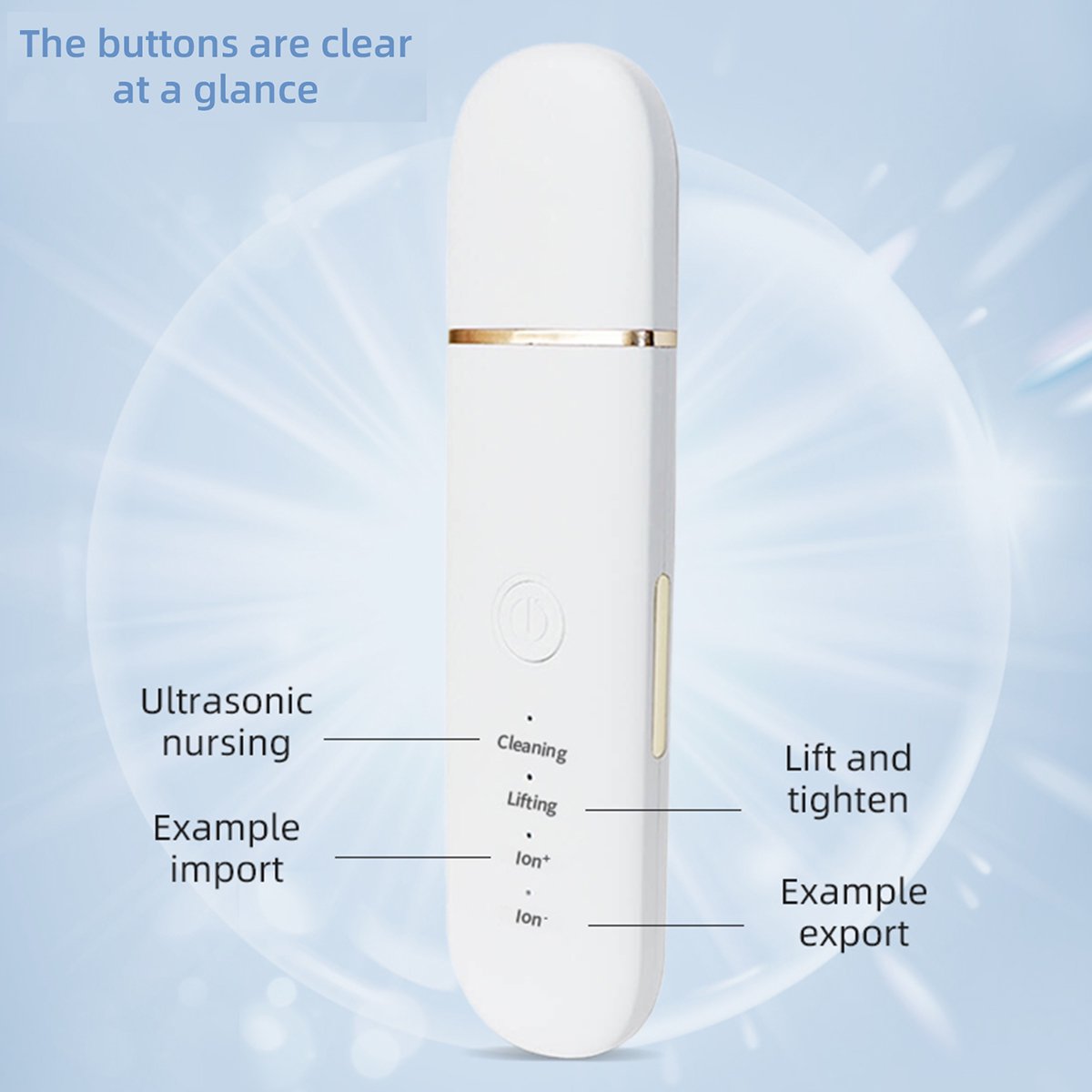 Littleduckling Facial Skin Scrubber USB recargable eléctrico ...